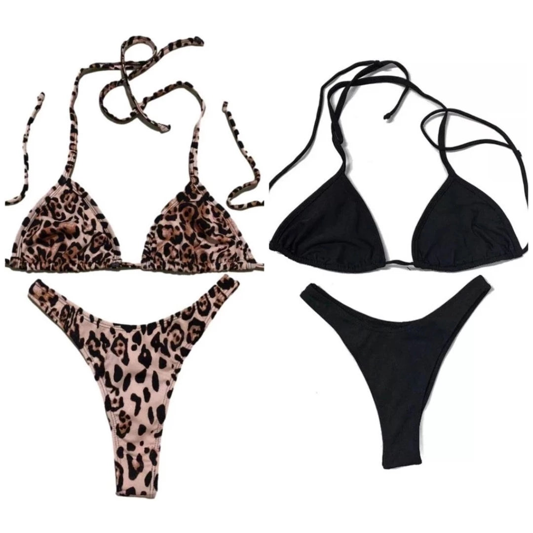 Kit Biquinis Fio Dental Cortininha Feminino – Ideal Golden